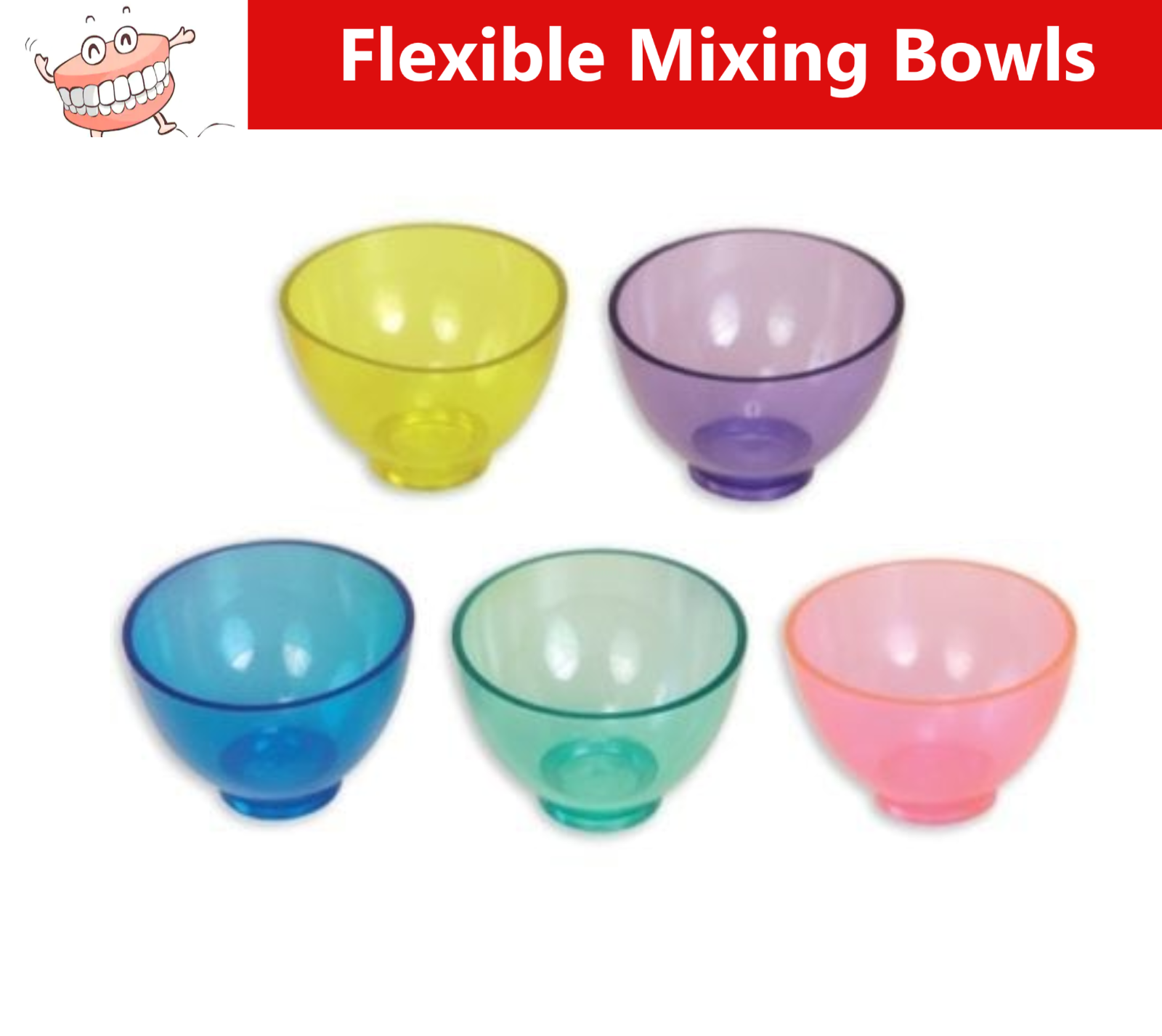 Dental Lab Flexible Rubber Impression Mixing Alginate Bowl - All Sizes ...