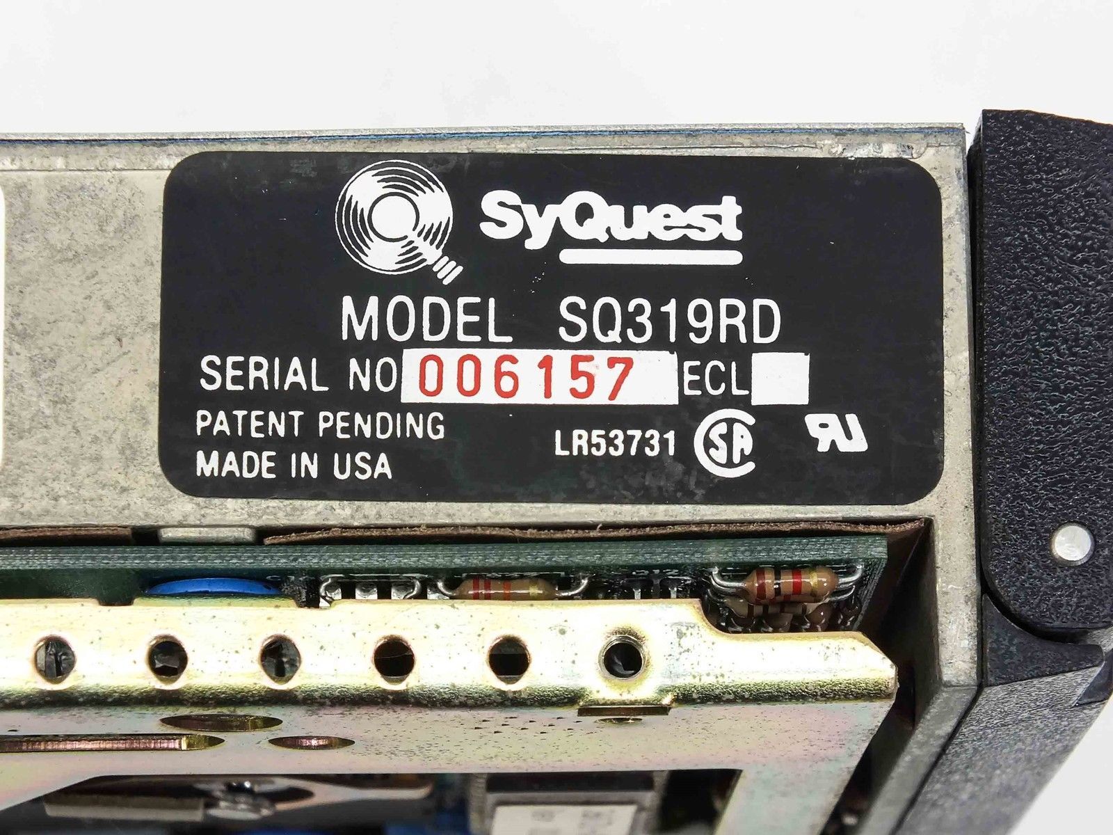 Syquest SQ319RD SyQuest SQ300 15MB Removable Hard Drive Disk / Tape ...