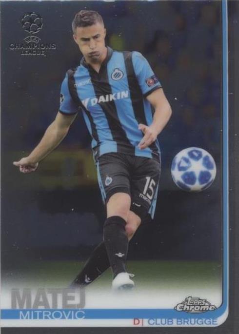 2018-19 Topps Chrome UCL - Matej Mitrovic #14 (RC) for sale online | eBay