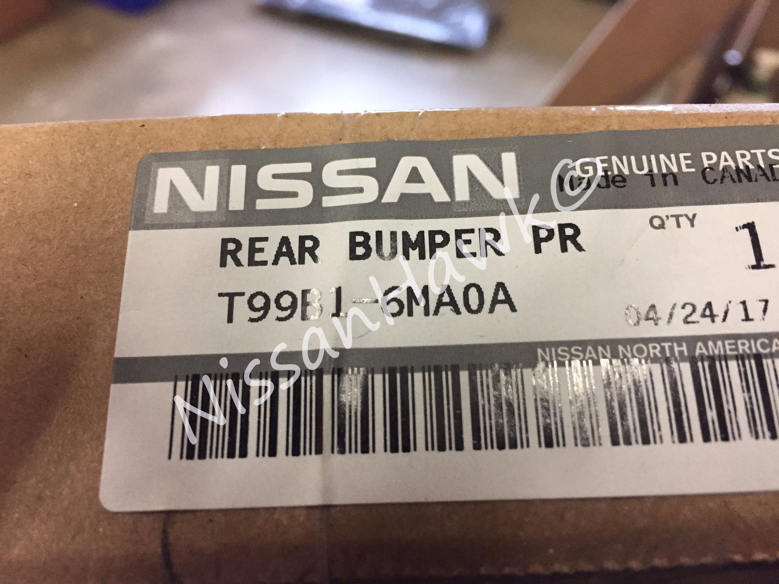 NEW OEM 2017-2020 NISSAN ROGUE SPORT STAINLESS / CHROME BUMPER ...