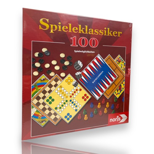 |128| Spieleklassiker 100 Spielmöglichkeiten Spiel Deutsch 2018 NORIS ...