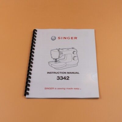 Singer 3342 Owners Instruction Manual 34 Pages with Protective Covers ...