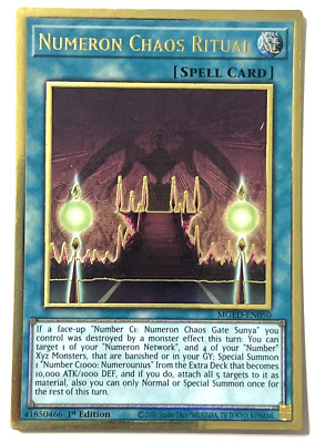 YuGiOh! - Numeron Chaos Ritual - Premium Gold Rare | eBay Australia