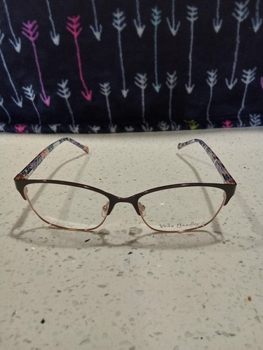 Vera Bradley Eyeglasses Frames Only Tatum Palm Floral Rectangular 53-16 ...
