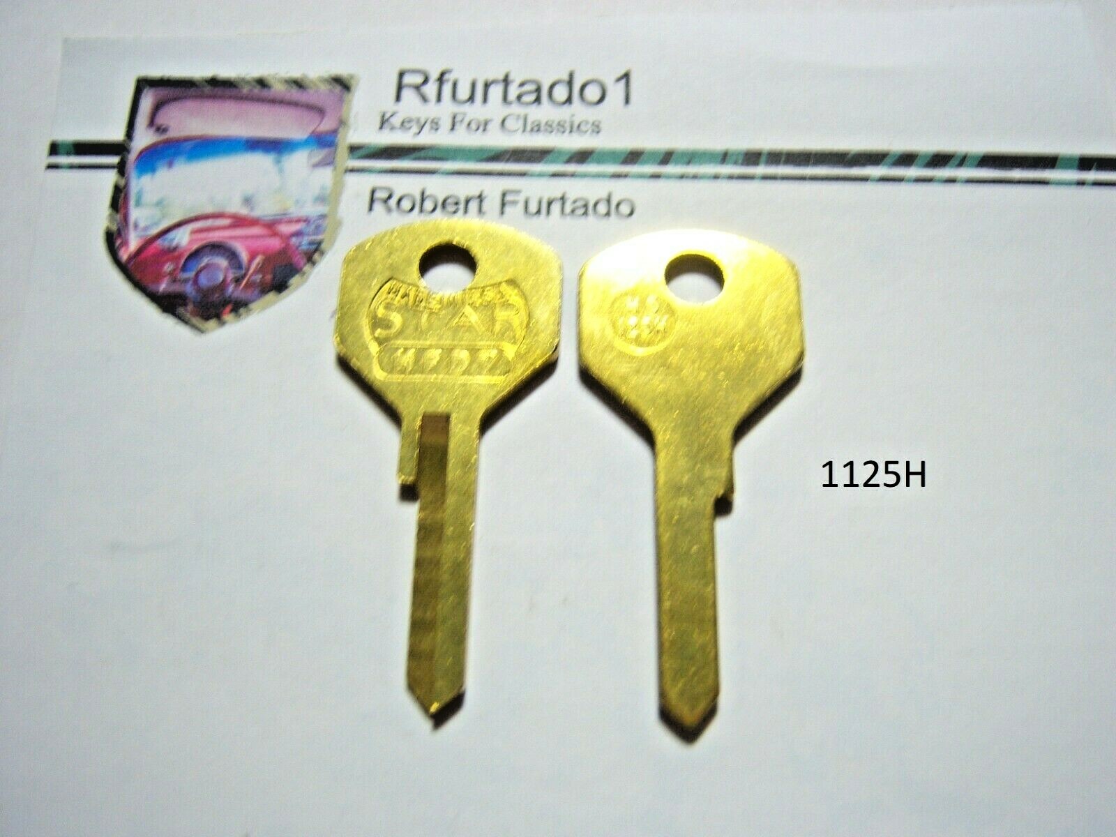 Key Blank For Vintage Ford Lincoln Mercury Studebaker 30's 40's 50's ...