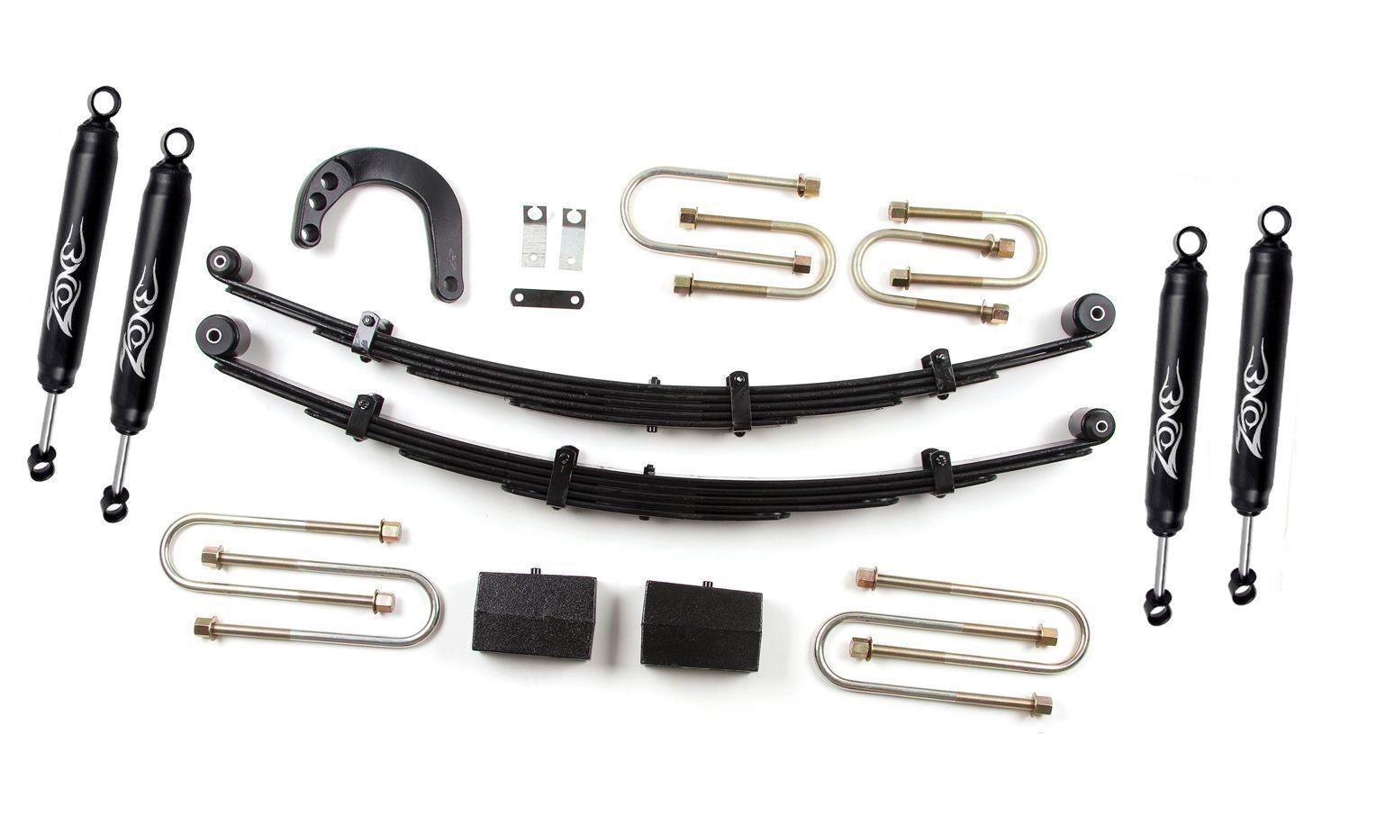 Zone Offroad C16N 4" Suspension Lift Kit for 1977-87 Chevrolet K20 ...