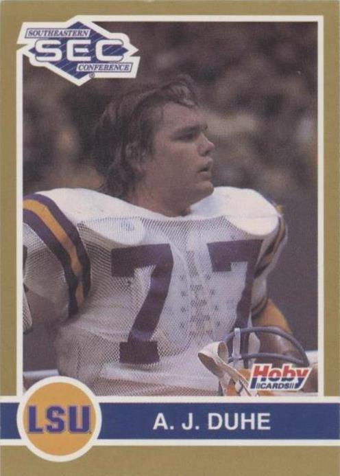 1991 Hoby Stars of the SEC - A.J. Duhe #184 for sale online | eBay