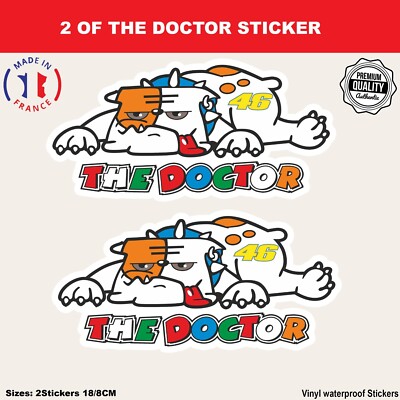 Stickers The Doctor Vinyle étanche haute adhérence 2 pièces | eBay