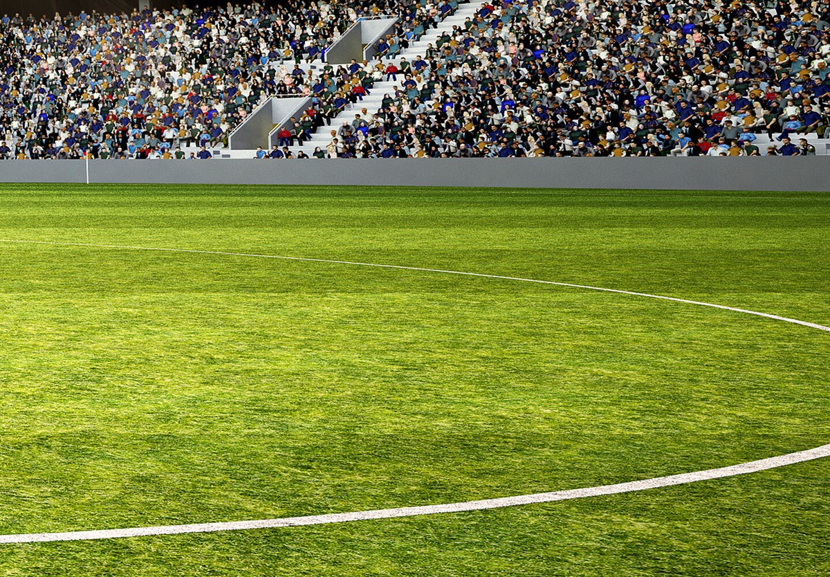 Fotballbane Stadion Tapet