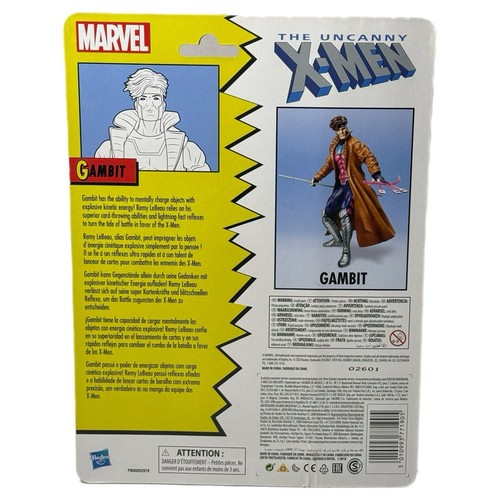 Hasbro Marvel Legends Uncanny X-Men GAMBIT RETRO CARD Jim Lee Target ...