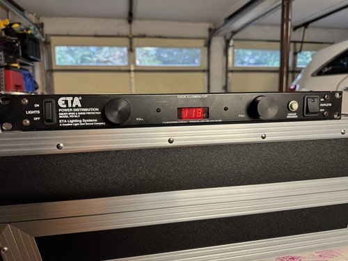 ETA Model PD10LV Power Distribution Conditioner w/ Pull Out Lights 1U ...
