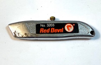 Red Devil Small Vintage Box Cutter Utility Knife Mini Blade 3203 | eBay