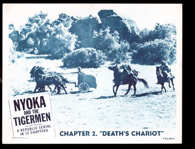 Nyoka and the Tigermen 11"x14" Lobby Card Kay Aldridge Clayton Moore | eBay