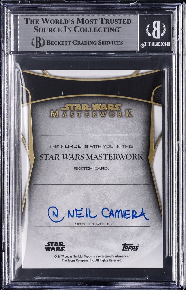 2024 STAR WARS MASTERWORK SKETCHES NEIL CAMERA BGS 8 | eBay
