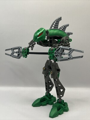 LEGO Bionicle ~ Green Rahkshi ( 8589 ) - “ LERAHK “ Complete Build NO ...