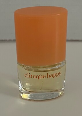 Clinique Happy Perfume MINI ~.14oz Pure PARFUM Travel Purse Spray NEW w ...