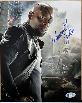 SAMUEL L JACKSON SIGNED PHOTO 8X10 NICK FURY AUTOGRAPH AVENGERS ENDGAME ...
