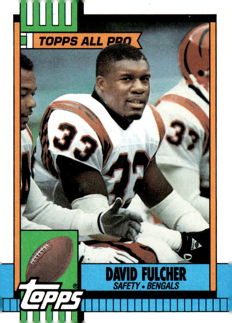 1990 Topps #273a David Fulcher - Cincinnati Bengals | eBay
