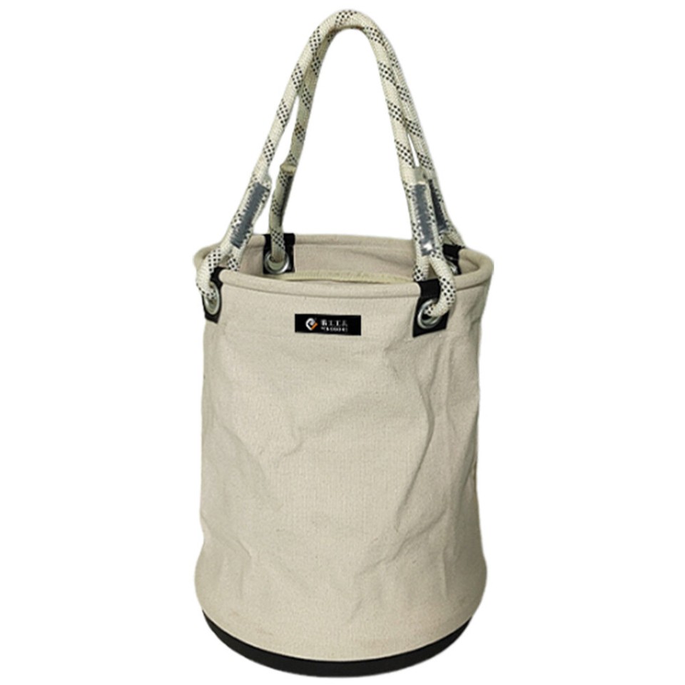 Canvas Tool Bucket Bags Utility Tool Bucket Work Bucket for Electrician ...