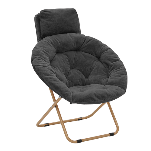 Lazy Chair With Pillows And Metal Frame,Saucer,Family Living Room ...