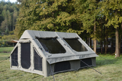 9.8x13ft Inflatable Camping Tent w/ Hand Pump Air Glamping Tent Blow up ...