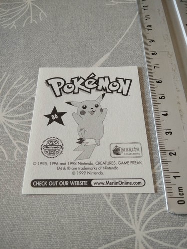 TOPPS Pokemon Nintendo 1999 Merlin sticker # 86 Otaria / Seel | eBay