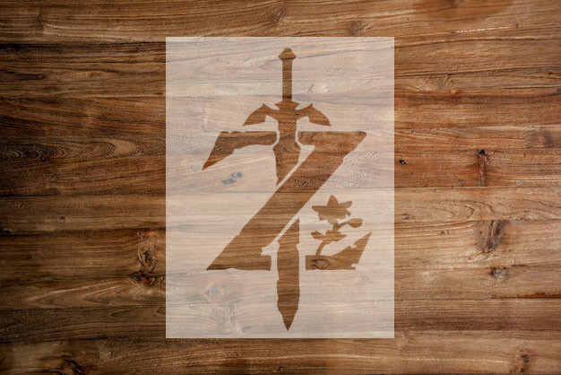 Zelda Stencils The Legend of Zelda - Triforce Symbol Stencil | Free ...