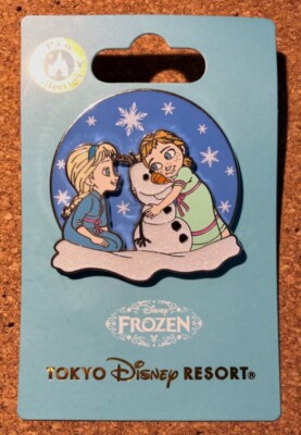 Tokyo Disney Resort Frozen Young Elsa and Anna making Olaf Stained ...
