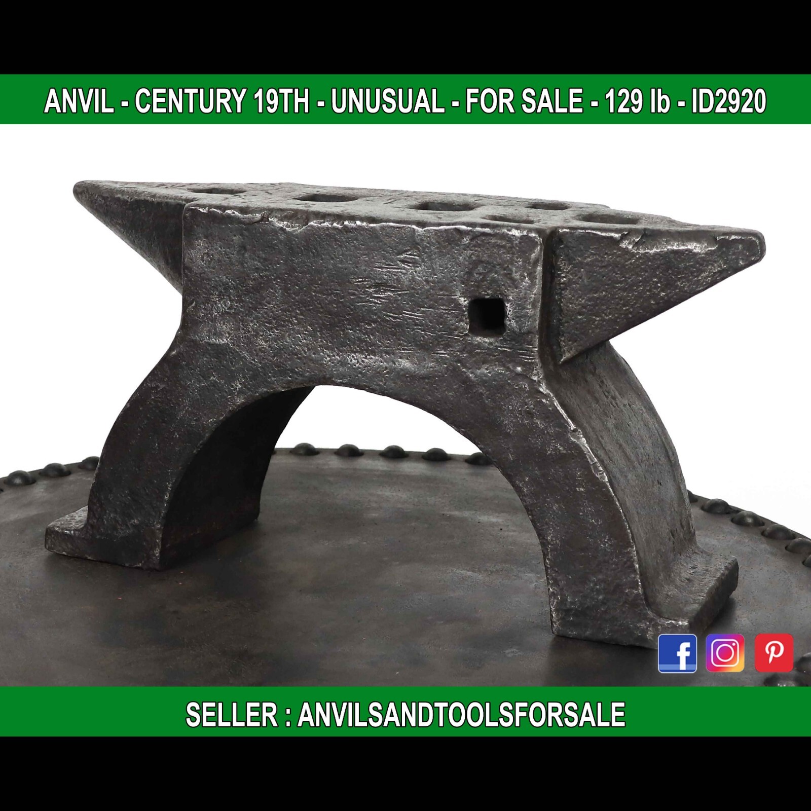 ANVIL - CENTURY 19TH - UNUSUAL - 129 lb - ID2920 | eBay