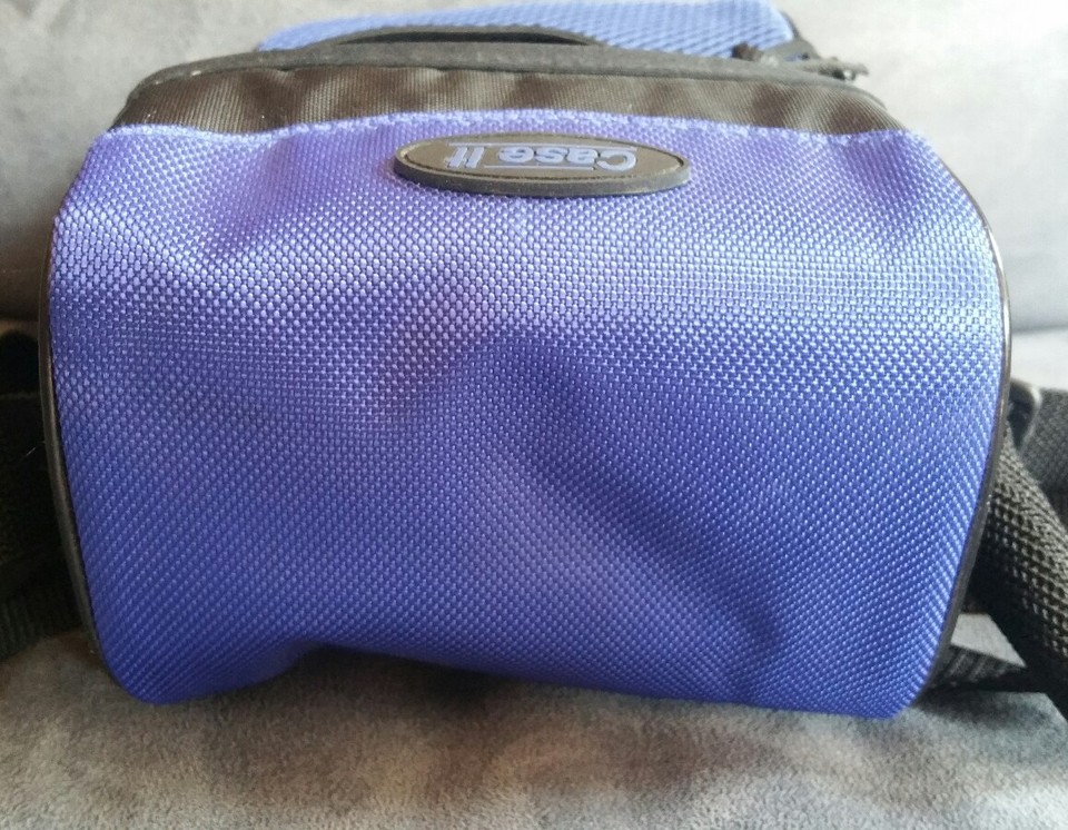 CASE-IT Cobalt Blue Protective Padded Shoulder Bag, Camera Electronic ...