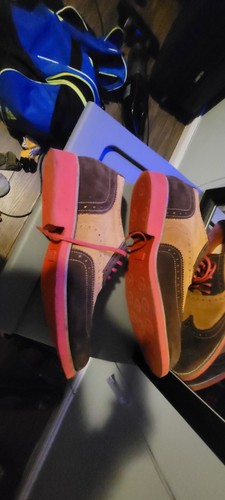 Red Bottom Italian Made Suede Shoes | eBay