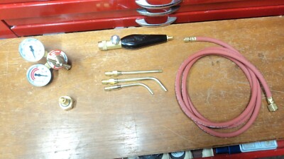 Plumber's torch , air/acetylene Prestolite style with regulator... | eBay