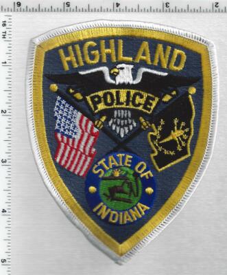Highland Police (Indiana) 1st Issue Shoulder Patch | eBay