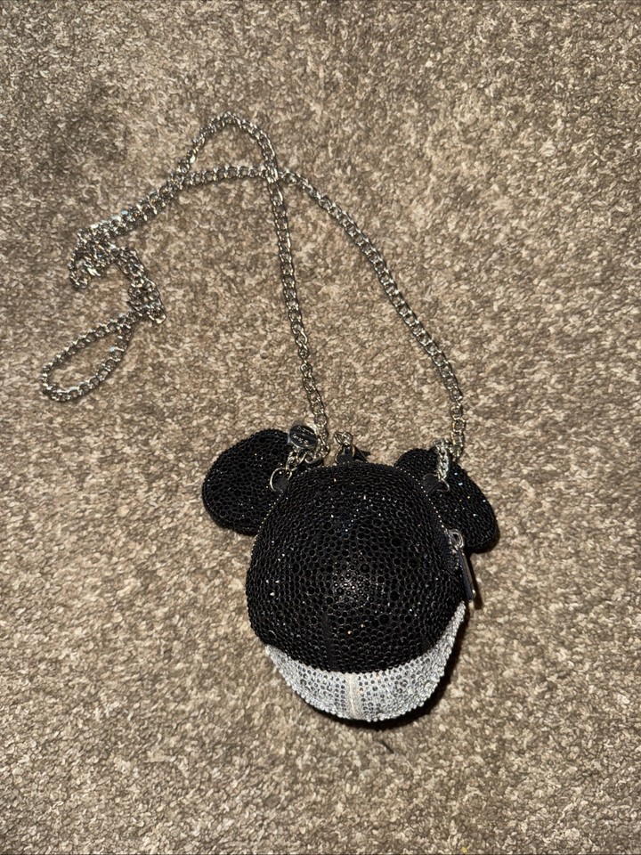 Collectible Disney X Aldo Collab Rhinestone Mickey Mouse Keychain Purse ...