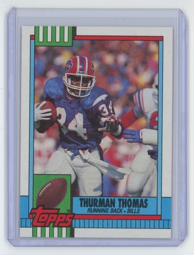 1990 Topps Football Card Thurman Thomas Buffalo Bills #206 | eBay