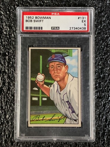 1952 Bowman Baseball #131 Bob Swift PSA 5 | eBay