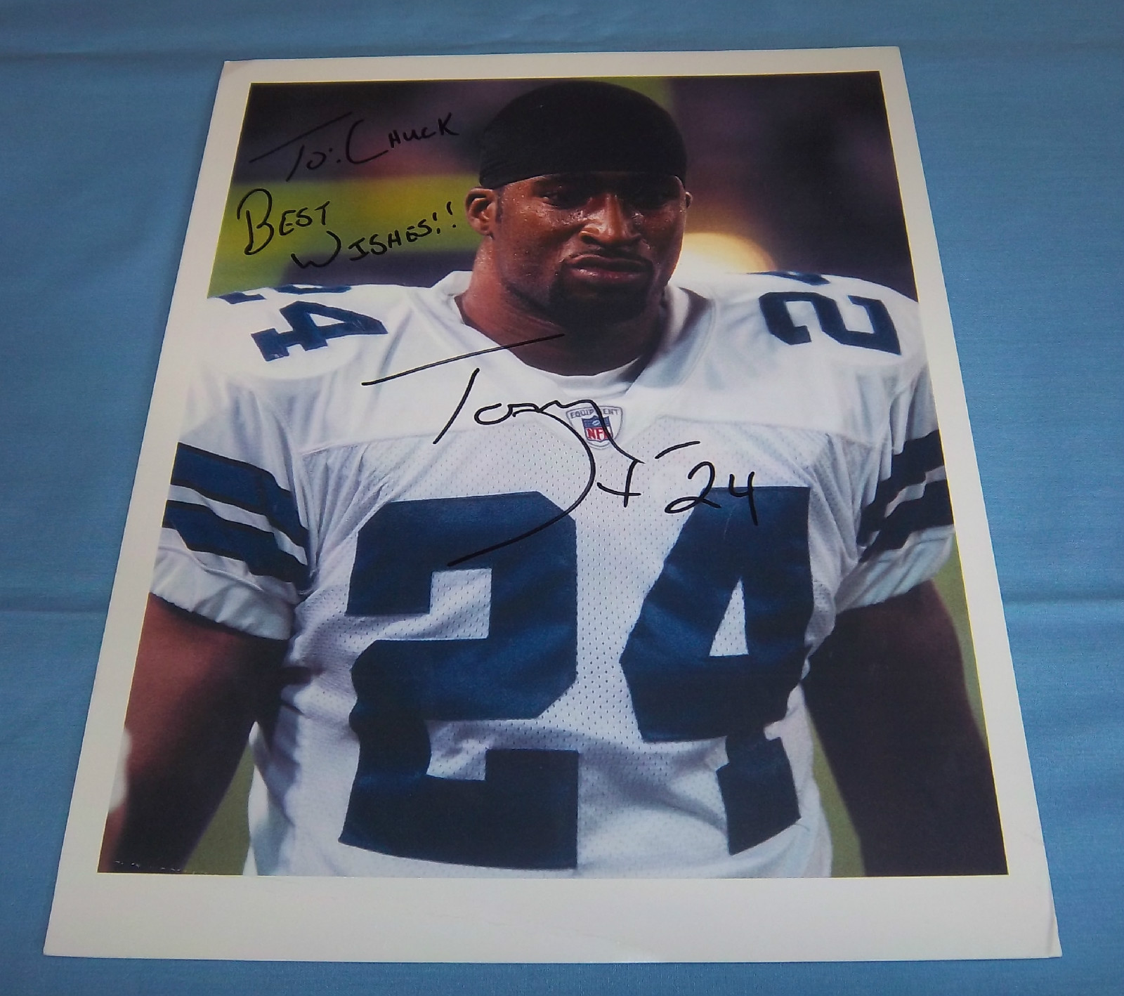 Dallas Cowboys Tony Dixon Signed Autographed 8.5x11 Photo Alabama | eBay
