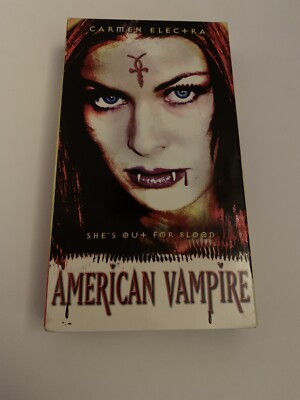 VHS: American Vampire: RARE horror Carmen Electra 2001 750723035536| eBay
