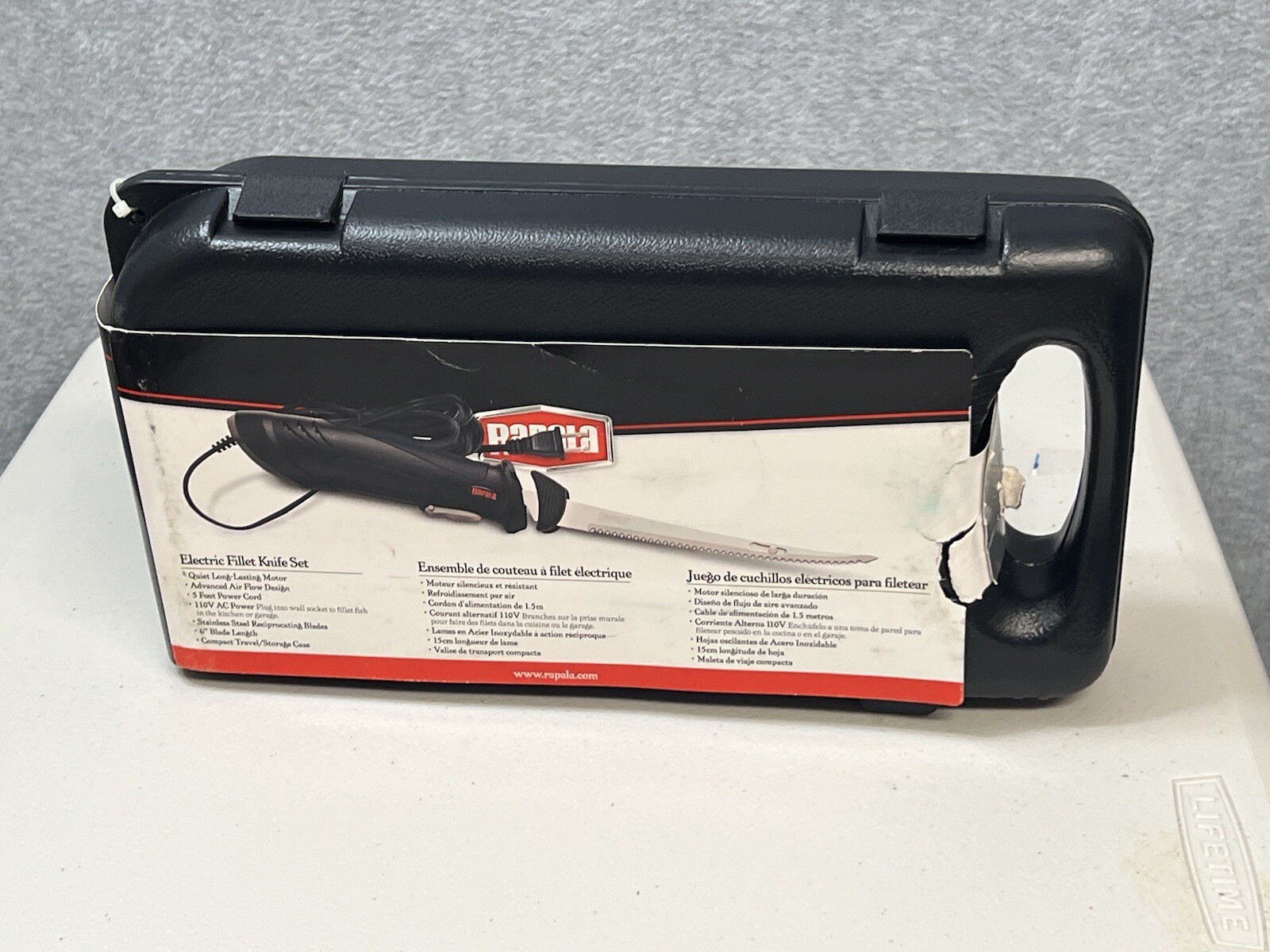 Rapala Deluxe Electric Fillet Knife Set 717109945384| eBay