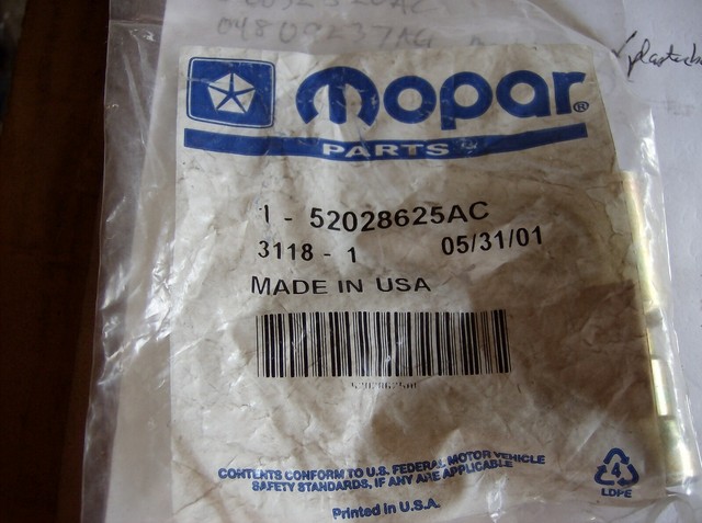 Automatic Transmission Oil Cooler Line Connector Mopar 52028625AC for ...