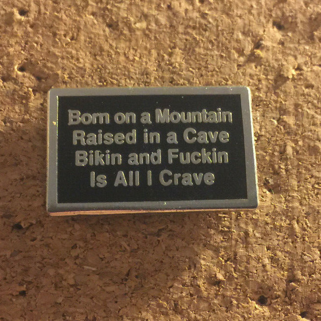 My Fav Biker saying Pin Pins Harley Davidson Outlaw Motorcycle Club ...