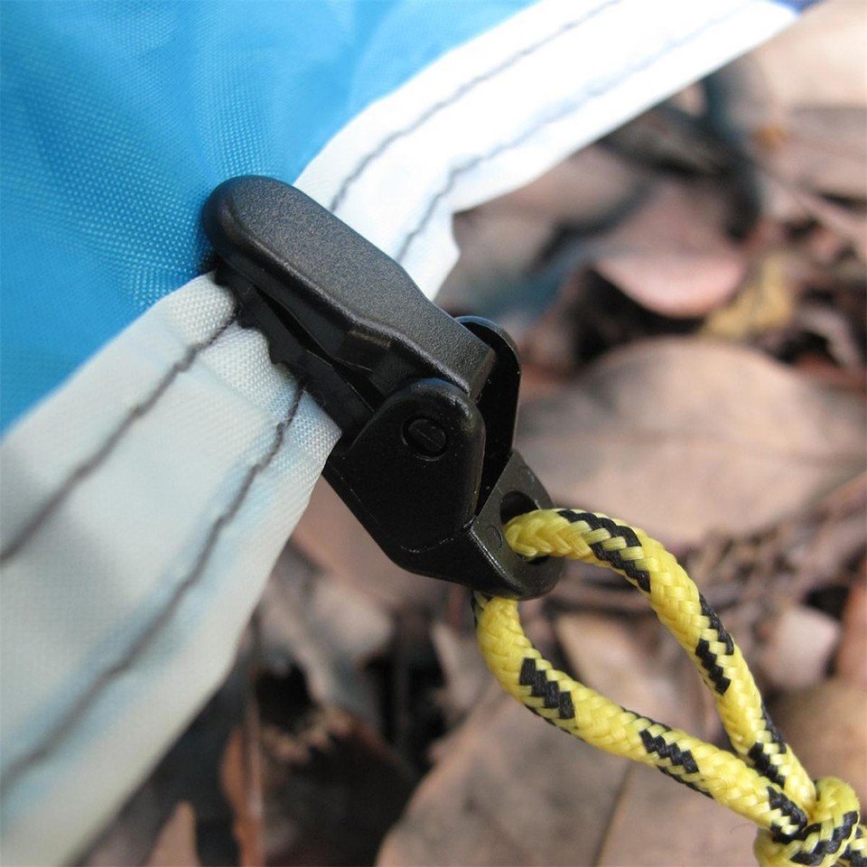 Camping Gear Outdoor Events Tarp Holder Plastic Tent Clip Easy To Use ...