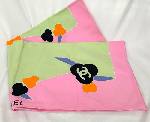 CHANEL New Chanel multi cover tablecloth furniture cover pink cotton ...