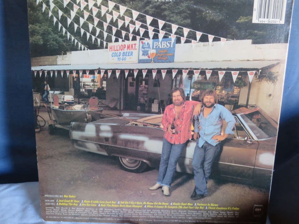 MOE BANDY & JOE STAMPLEY Vinyl LP JUST THE GOOD OLF BOYS Columbia JC ...