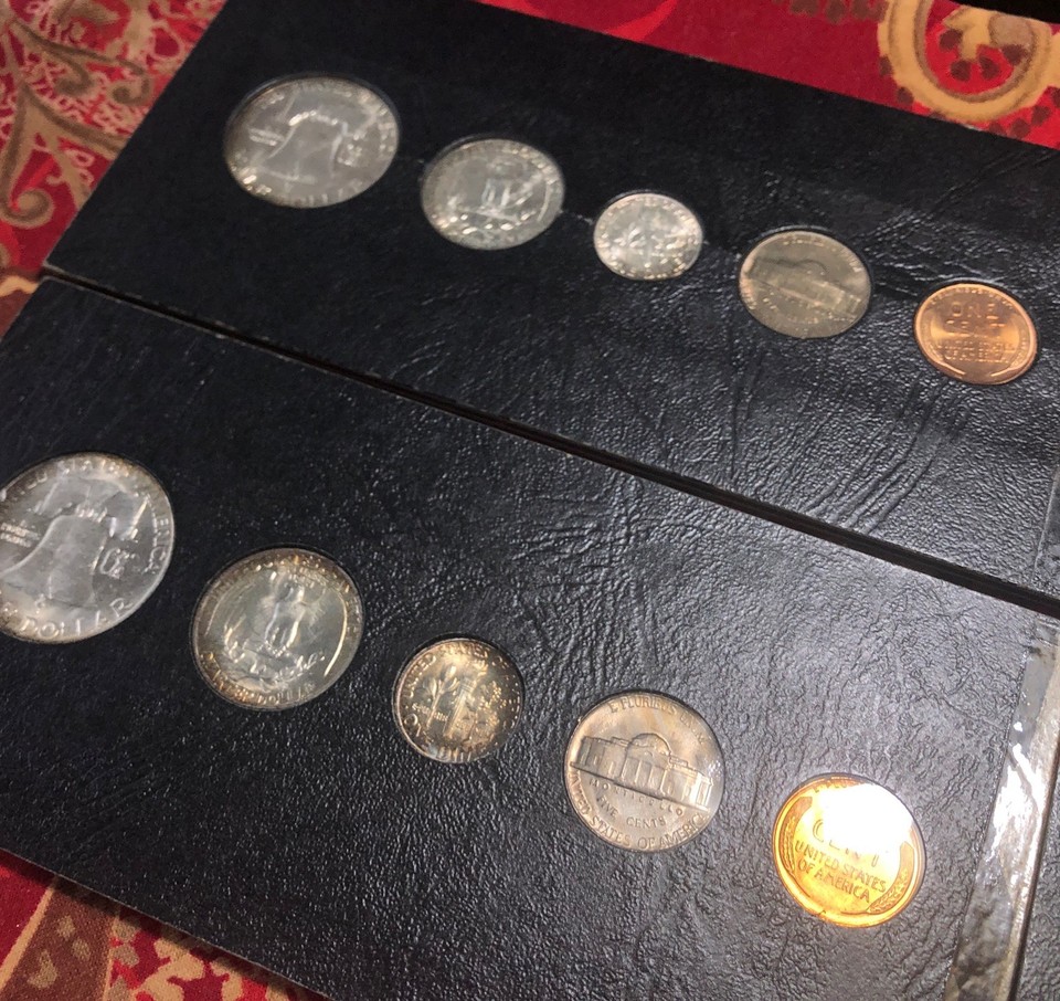 1956 Double Mint Set (18) Coin; UNC., Beautiful Cond! “READY TO GRADE ...