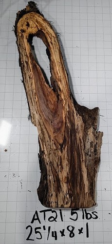 AT21 Spalted Black Walnut Live Edge Slab, DIY Epoxy Project Board 25 1 ...