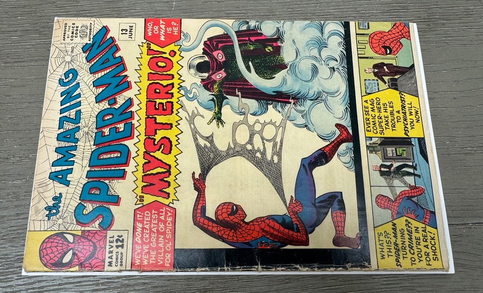 Amazing Spider-Man #13 Marvel Comics 1964 - 1st Appearance of Mysterio ...