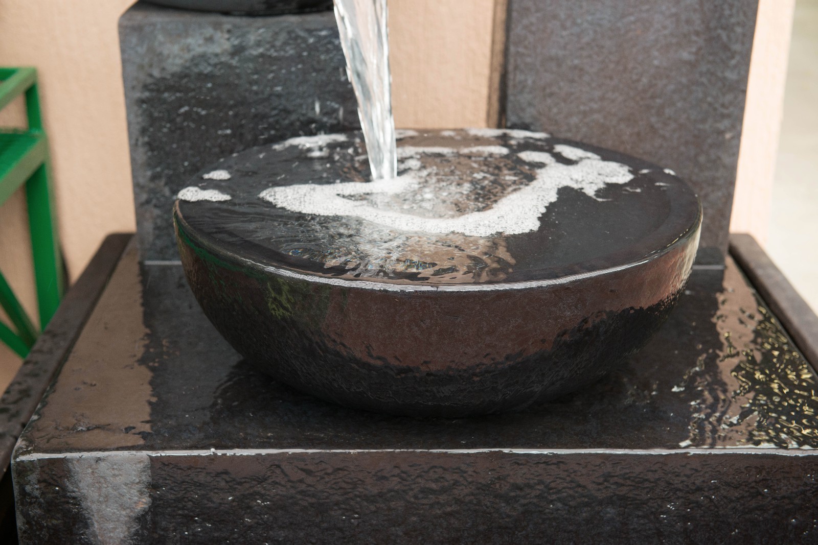 Large Outdoor Patio Garden Water Feature Trio Cascading Cup Fountain ...