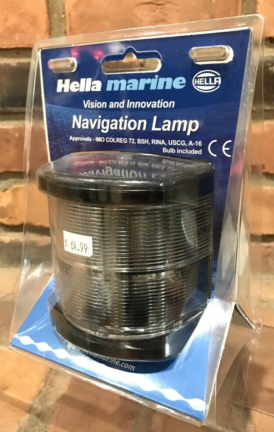 2984305 HELLA Marine Masthead Navigation Light Incandescent 3nm Black ...
