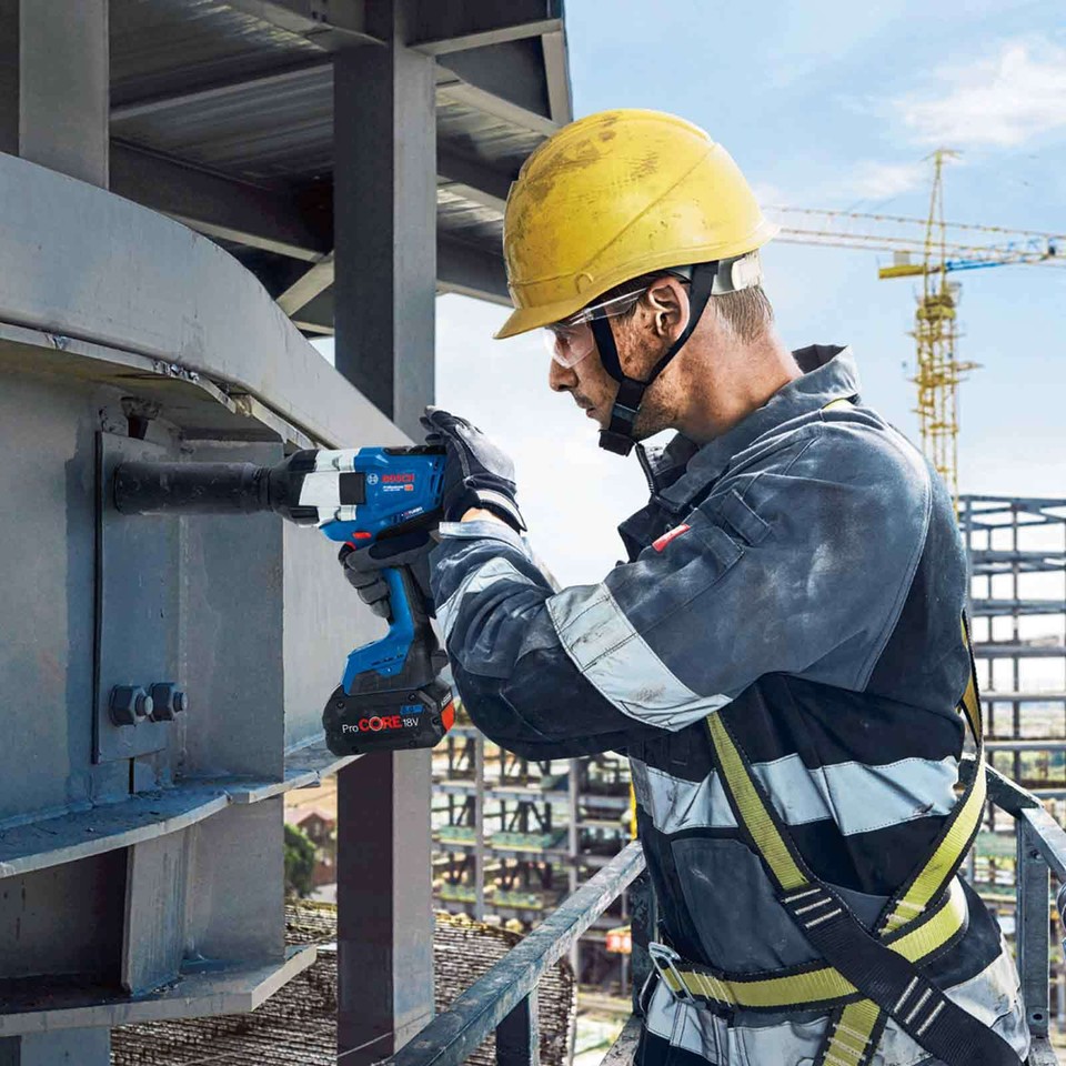 Bosch GDS 18V-1000 BITURBO 18v Cordless Brushless High Torque ½” Drive ...